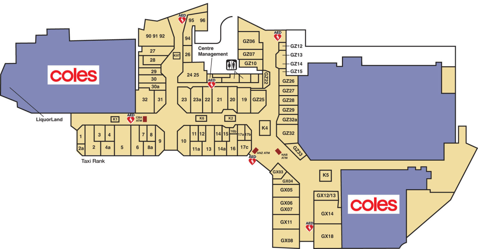 Shopping Centre Map